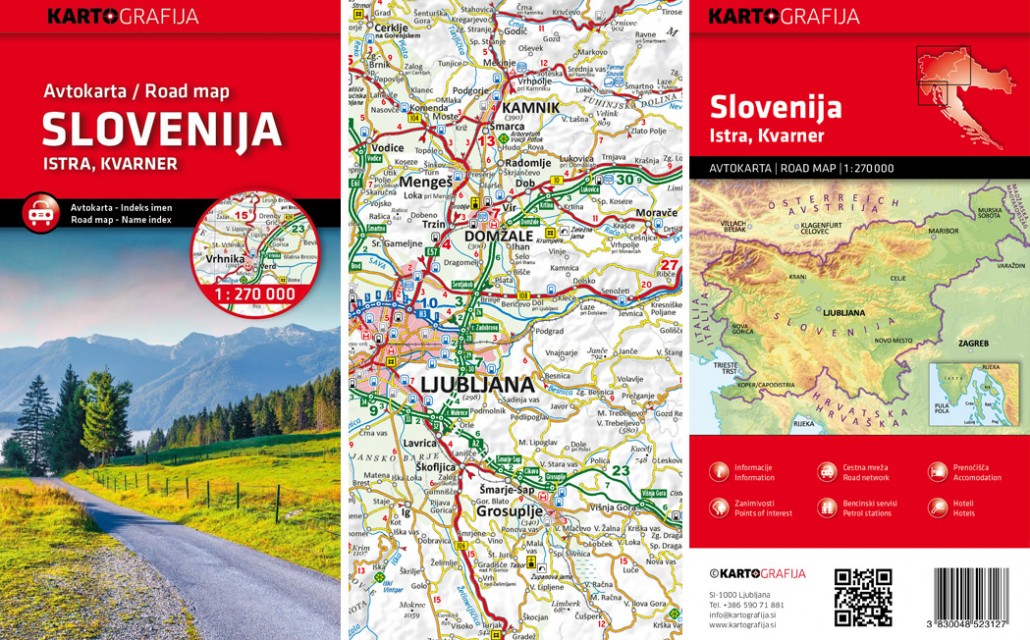 Avtokarte Kartografija so uporabniku prijazne ter enostavne za branje in uporabo