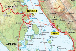 Nov zemljevid - Dalmacija - Kartografija d.o.o.